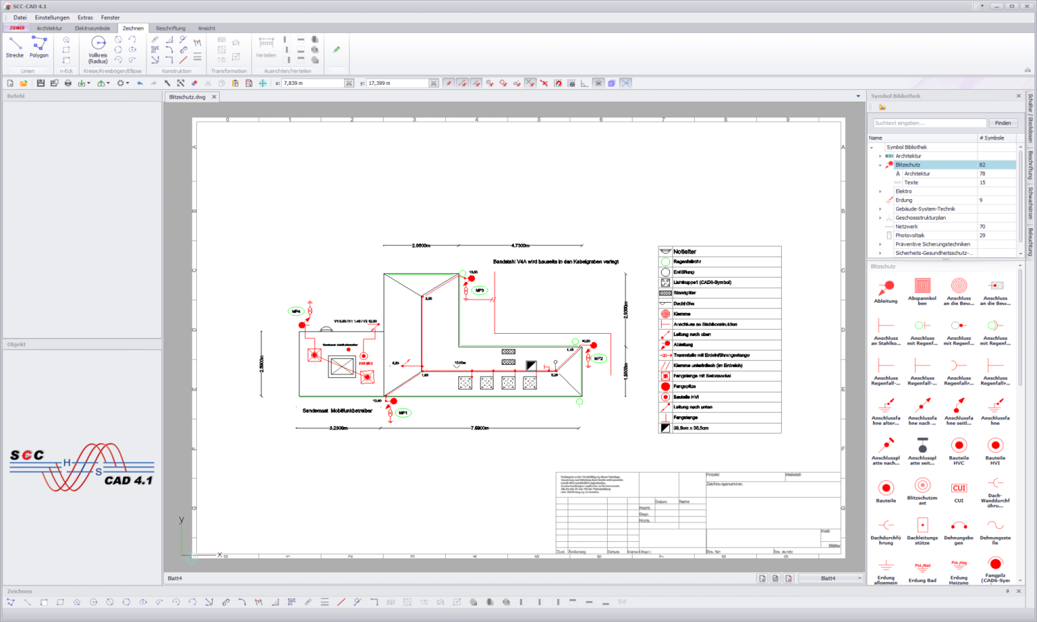 SCC-CAD 4.1 Blitzschutz | ZIEMER GmbH